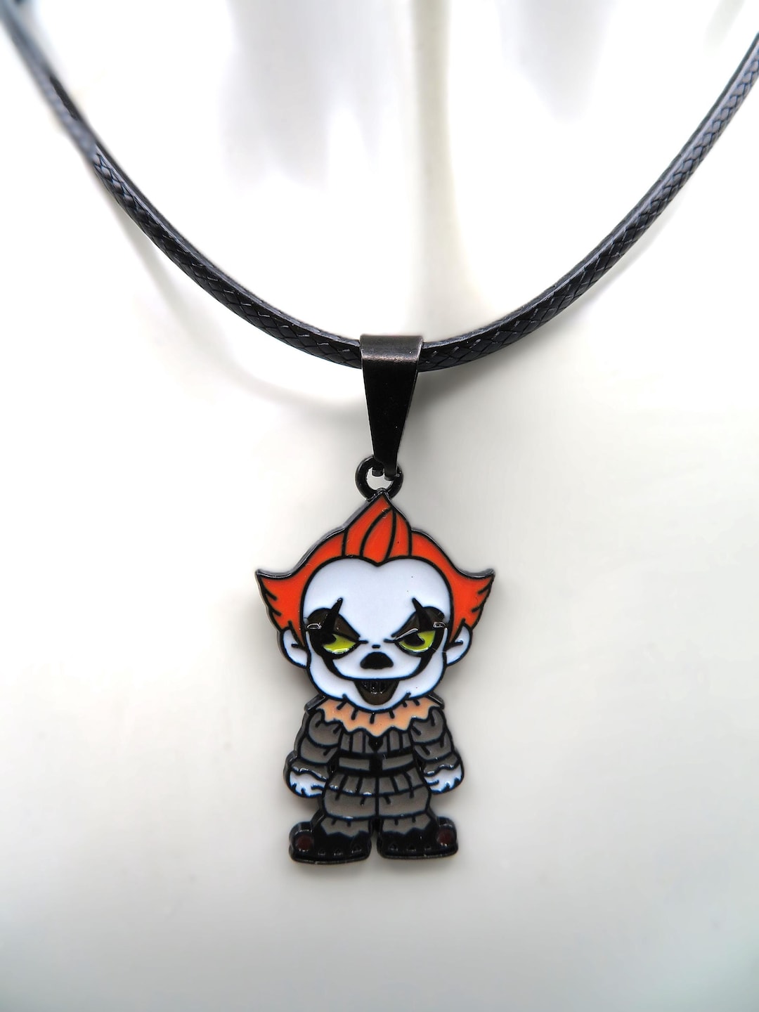 Rare & Modern Pennywise the Clown Colour Pendant Black Adjustable Cord ...