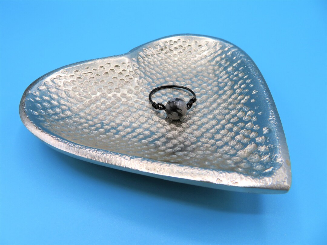 Modern and Unique Handmade Black Fiddle Ring With Gorgeous - Etsy