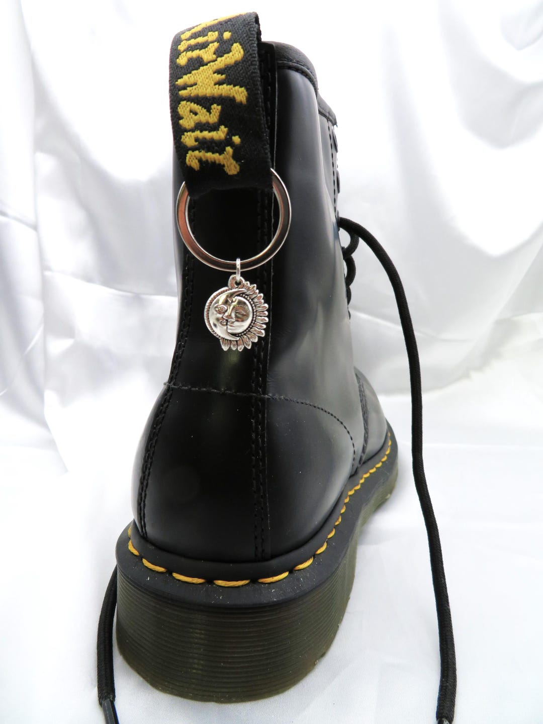 Silver Sun & Moon Boot Charms • DM Charms • Docs • Dr Martens Boot ...