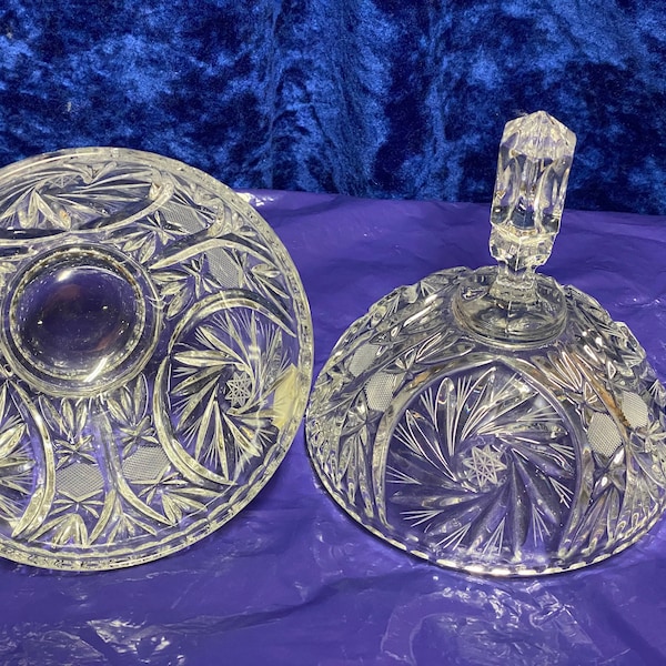 Crystal Pinwheel Candy Dish - Etsy