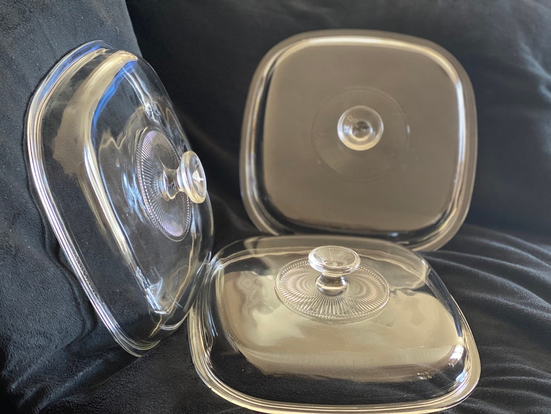 Las tapas Pyrex grandes se adaptan a cacerolas de 4 o 5 cuartos - Etsy ...