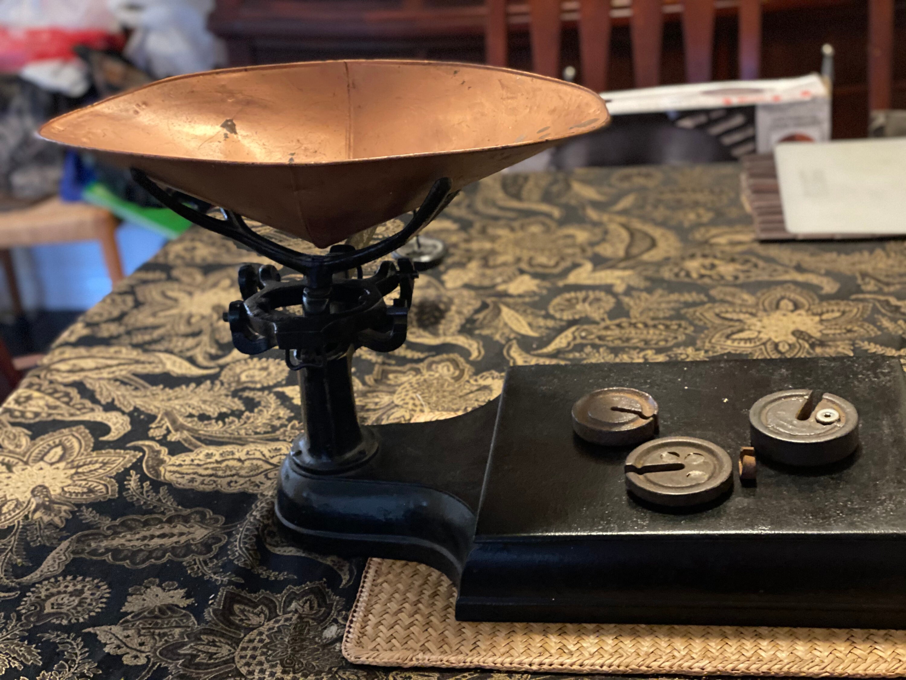 Rare Find Vintage Gurney Hamilton Cast Iron Platform Counter Scale and ...