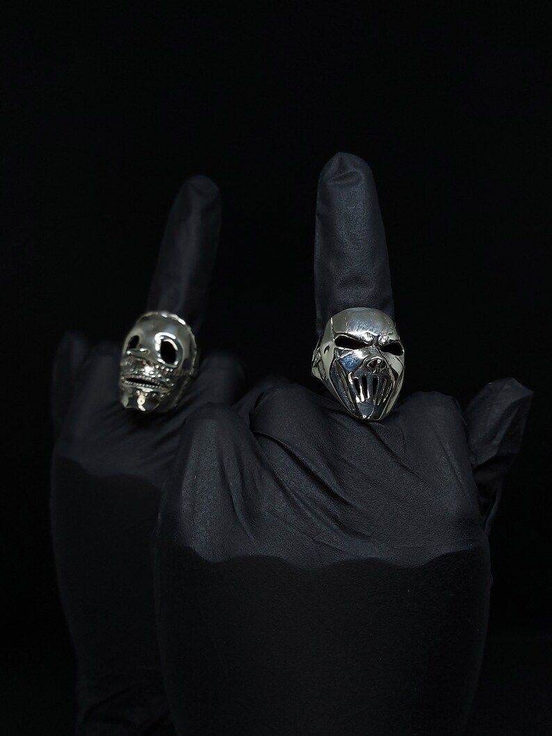 Mick Thomson Slipknot 925 SILVER STERLING Slipknot Ring - Etsy