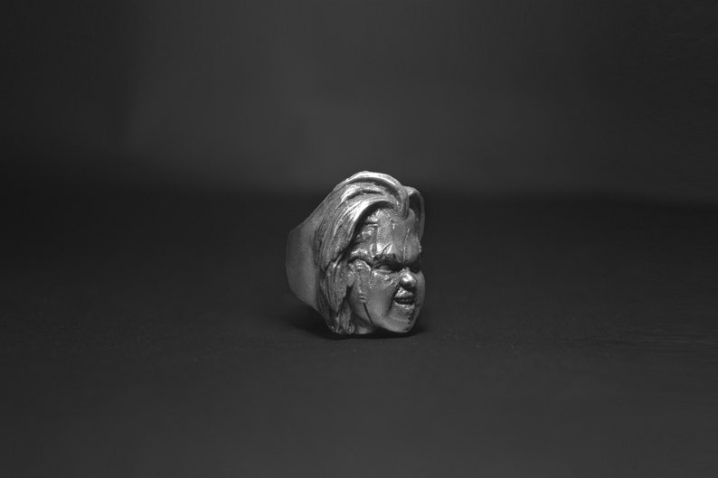 Chucky Horror Ring Halloween Ring IT Skullring Skull - Etsy