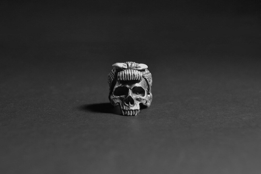 Pin up Girl, Bearded Ring, Bearded Skull Ring, Bearded Skullring ...