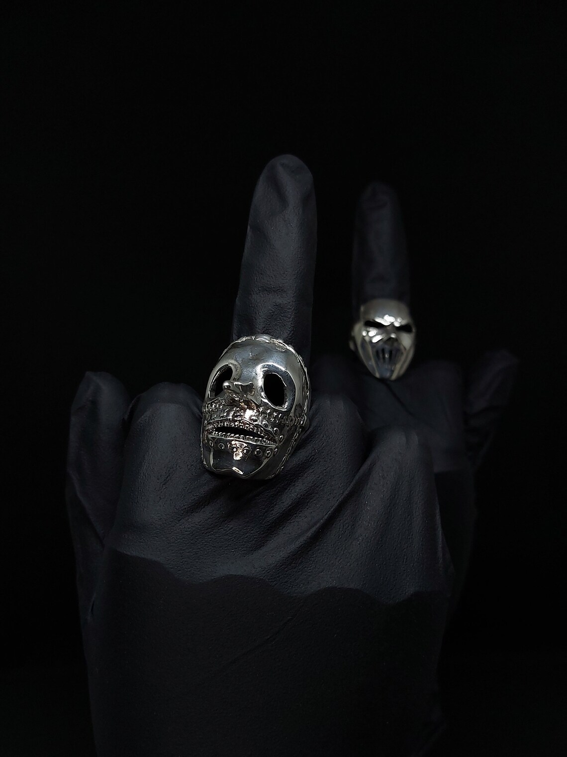 Mick Thomson Slipknot 925 SILVER STERLING Slipknot Ring | Etsy