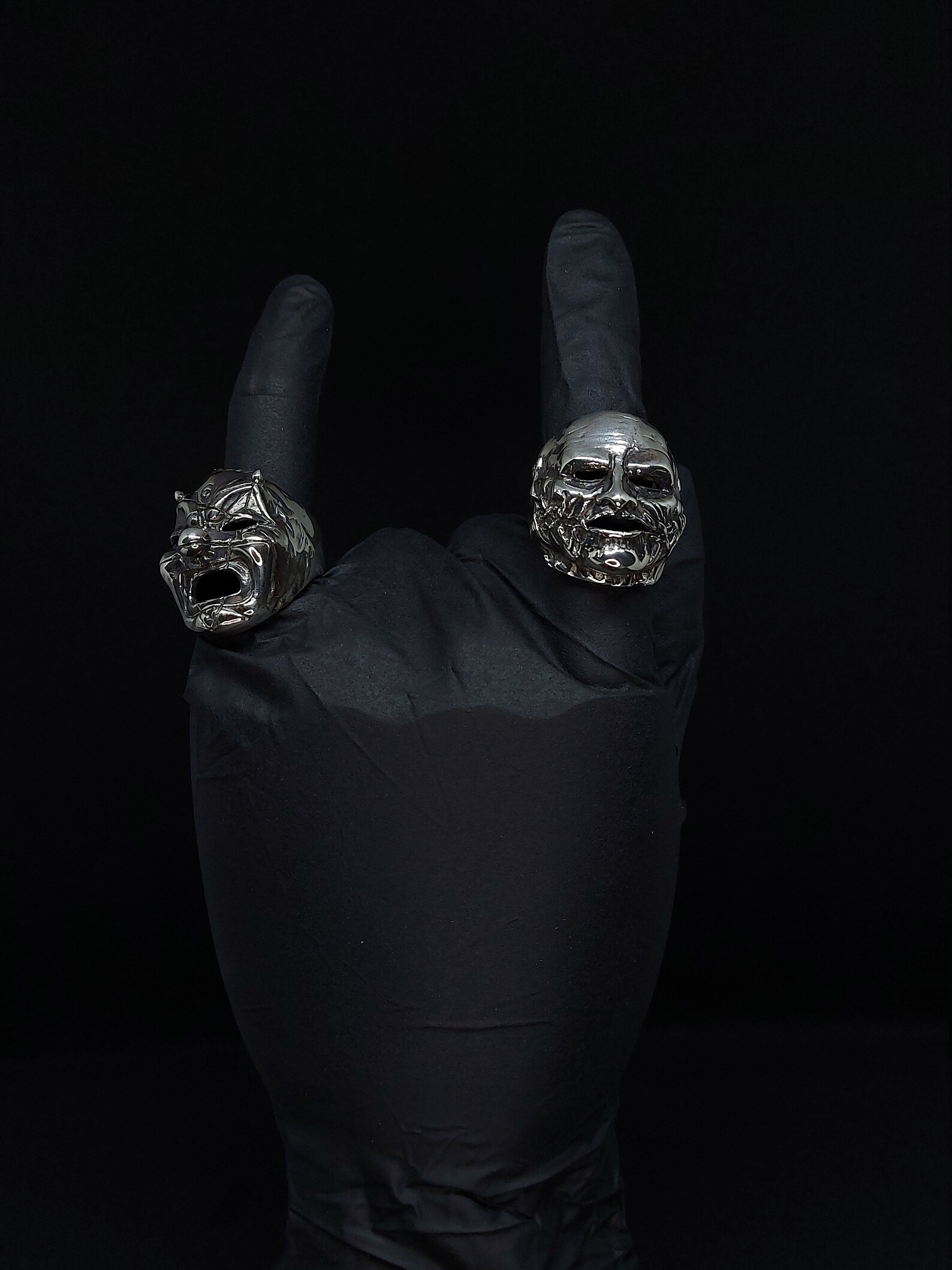 Mick Thomson Slipknot 925 SILVER STERLING Slipknot Ring | Etsy