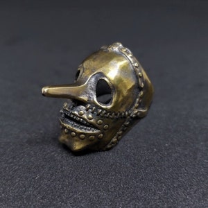 Chris Fehn Slipknot GOLD BRASS EDITION Slipknot Ring Rock - Etsy