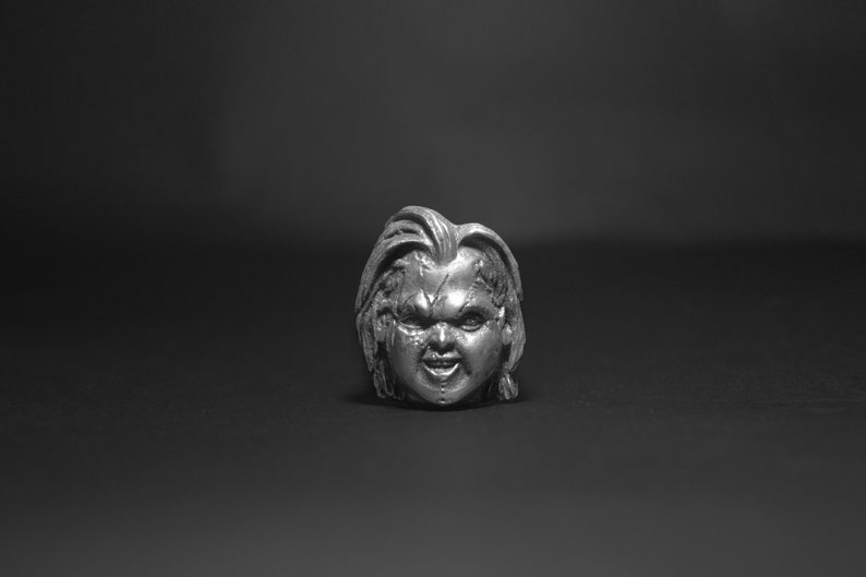 Chucky Horror Ring Halloween Ring It Skullring Skull Etsy