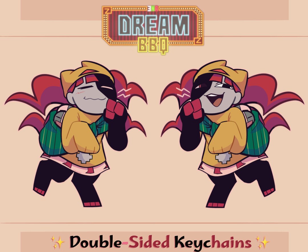 PRE-ORDERS - Taski Maiden Keychain | 2.5" Dream BBQ Double-sided Charms ...
