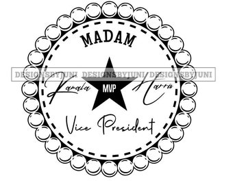 Madam Vice President Svg - Etsy