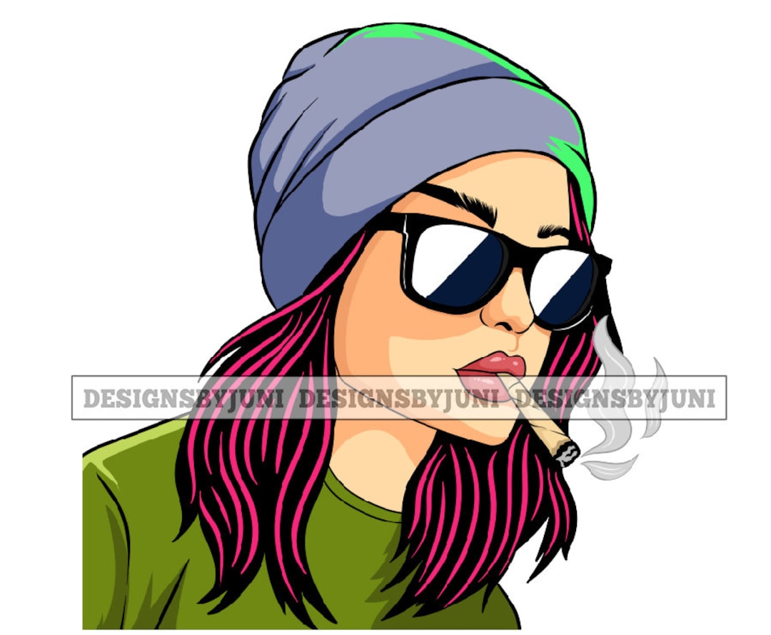 Smoking Smoker Woman Sexy Cigarette Cigar SVG PNG JPG Vector - Etsy