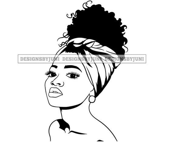 Art & Collectibles Afro Woman Nubian Princess Queen Hair Beautiful ...