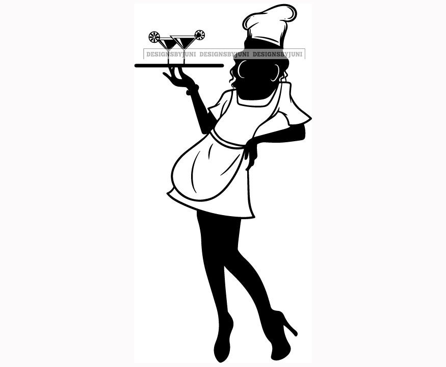 Female Cook Silhouette