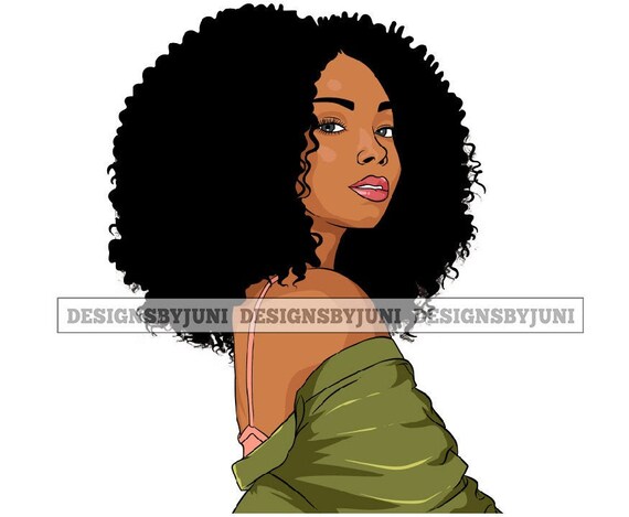 Art & Collectibles Afro Woman Nubian Princess Queen Hair Beautiful ...