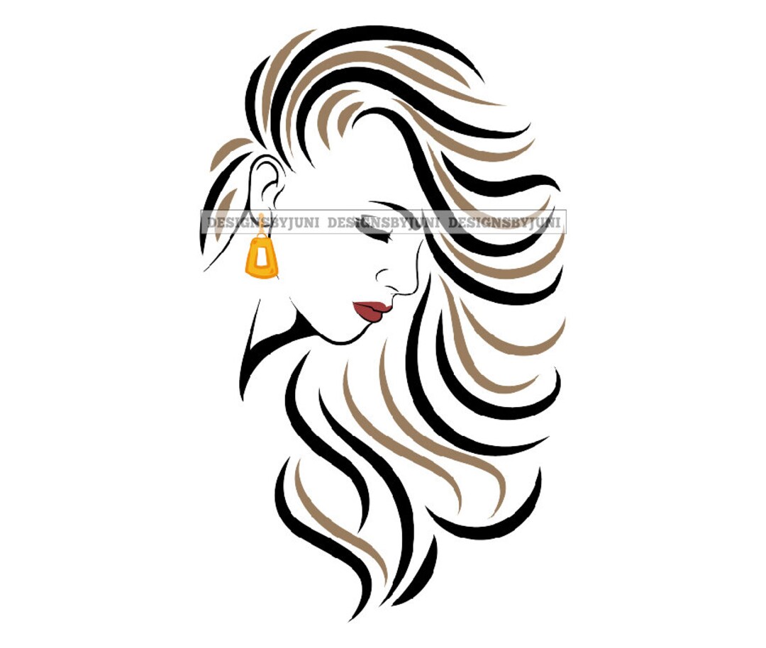 Female Hair Vector Png