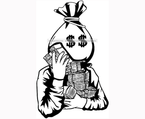 Black Money Bag