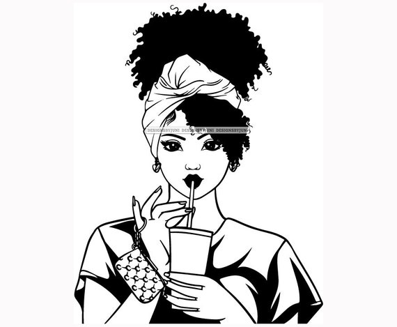 Sassy Black Woman Clipart