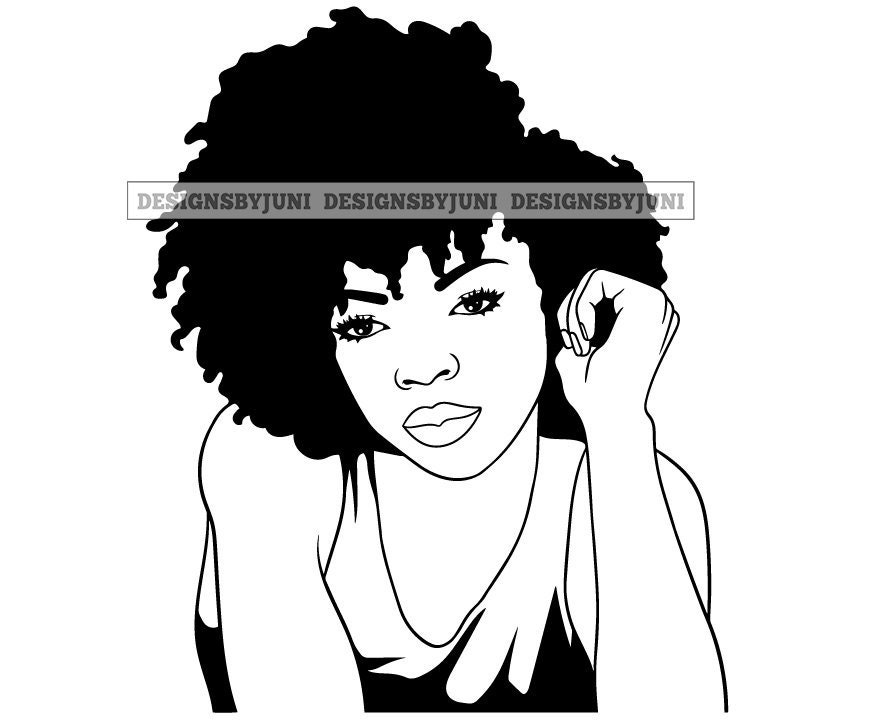 Afro Woman Nubian Princess Queen Hair Beautiful African | Etsy