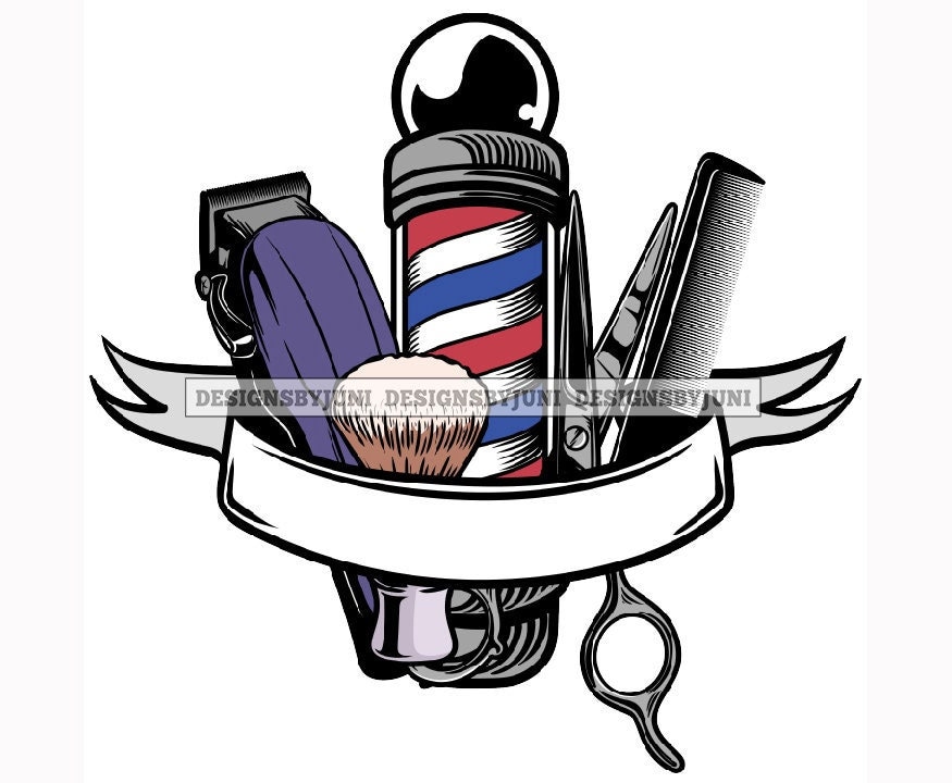 Barber Shop Logo Clip Art
