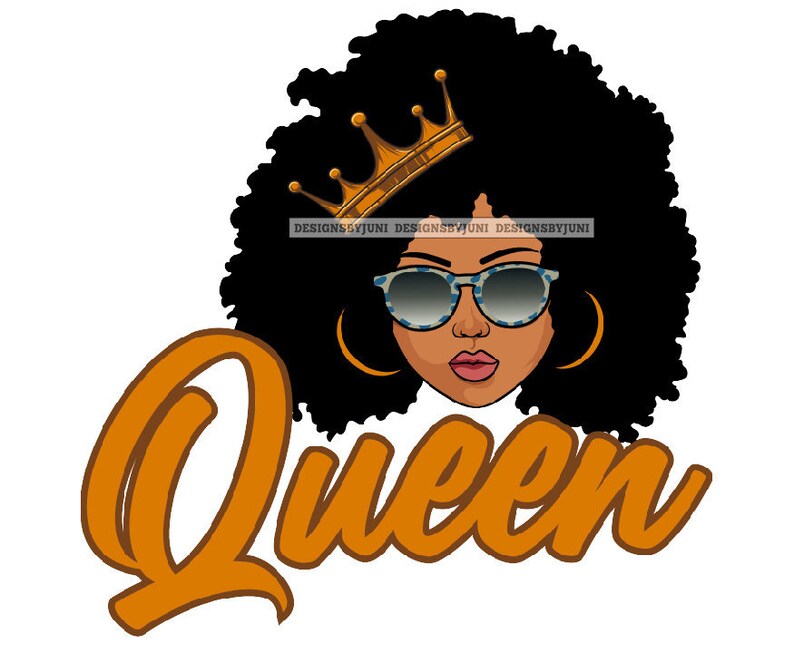 Afro Woman Nubian Queen Hair Beautiful African American - Etsy