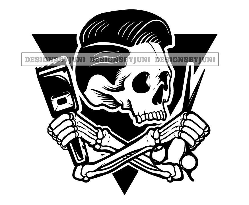 Card Making & Stationery Materials Barber shop Dxf Stencil Clip Art ...