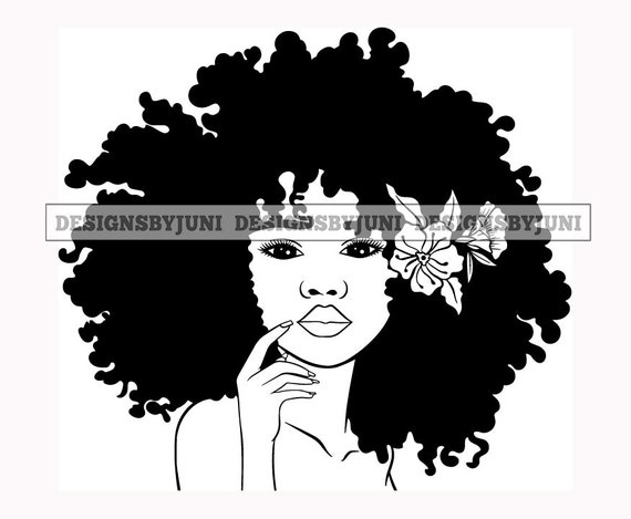 Art & Collectibles Afro Woman Nubian Princess Queen Hair Beautiful ...