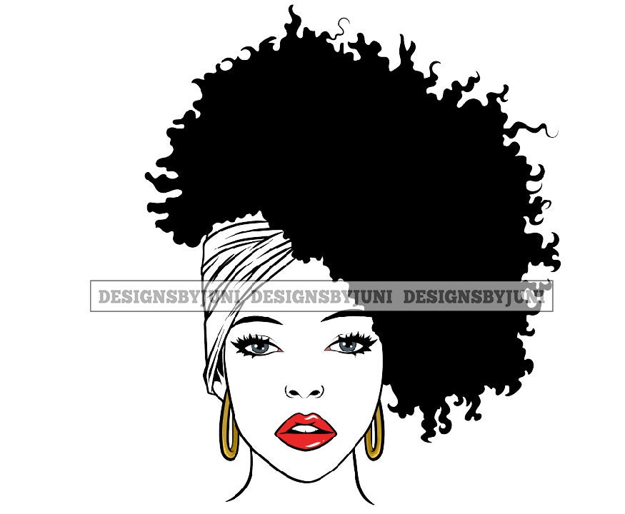Art & Collectibles Afro Woman Nubian Princess Queen Hair Beautiful ...
