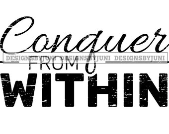 Conquer Svg | Etsy