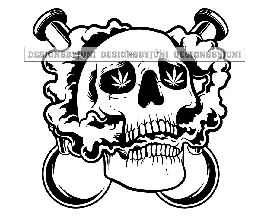 Smoking Weed Tattoo Designs