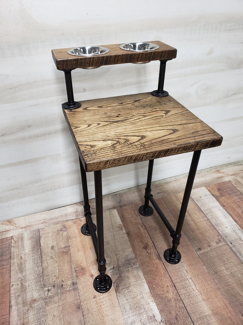 Elevated Cat Food Station - Etsy