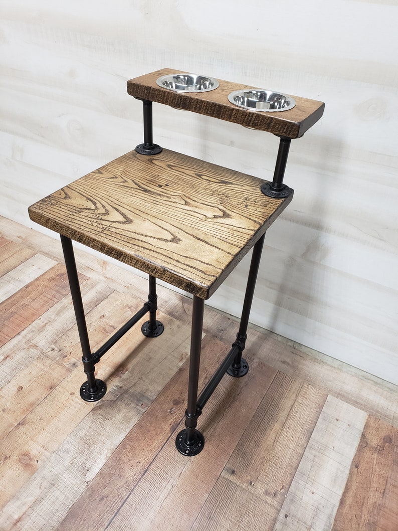 Elevated Cat Food Station - Etsy
