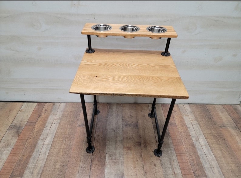 Elevated Cat Food Station - Etsy