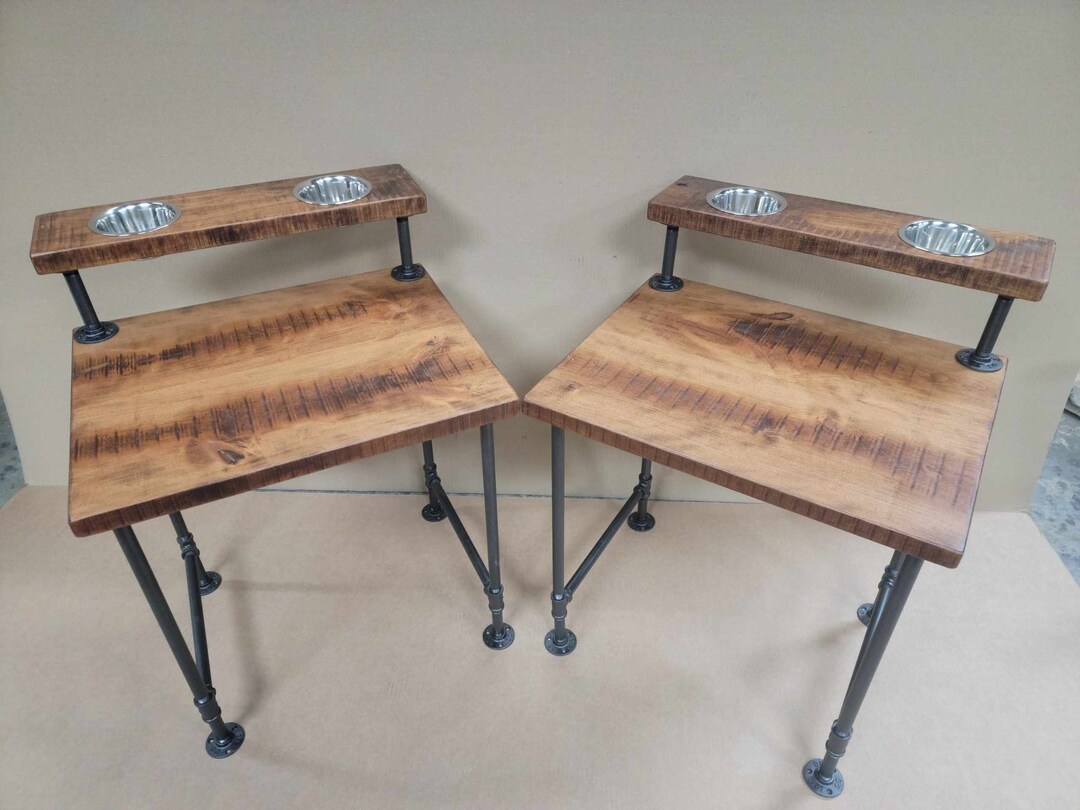 Elevated Cat Food Station - Etsy