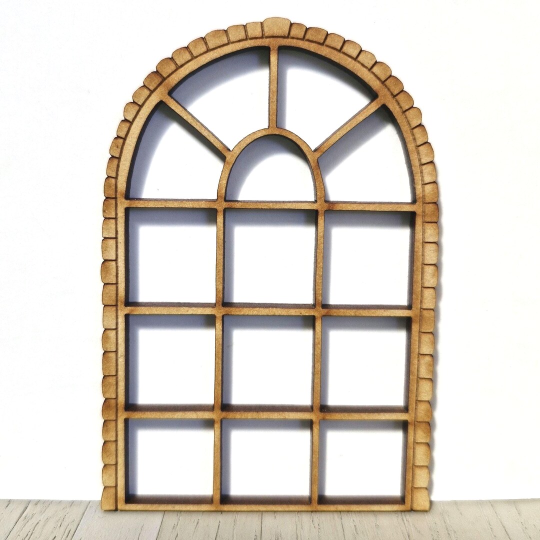 DIY Kit Arch Window With Brick Surround: Book Nook Accessory - Etsy