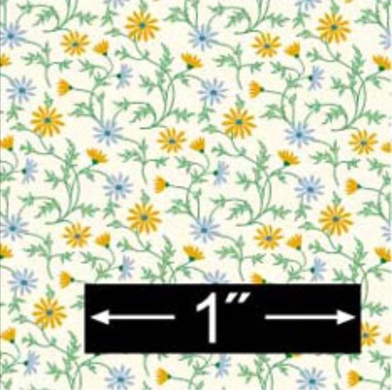 1:24 Scale Wallpaper Small Print A5 Sheet of Paper | Etsy