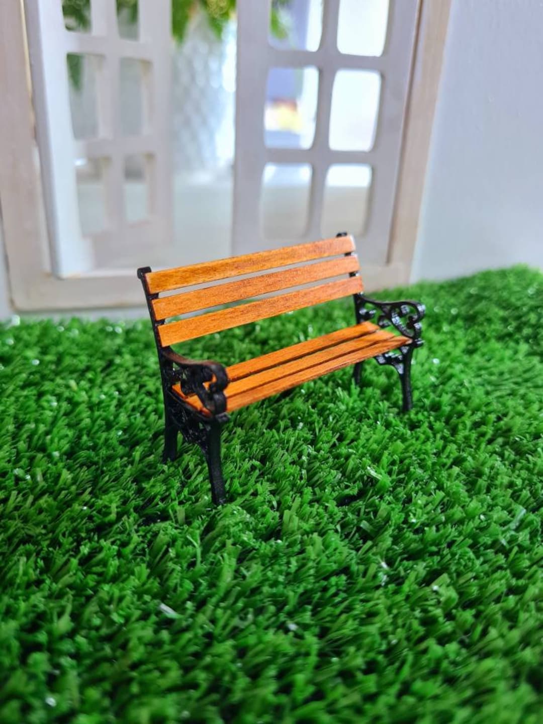 1:24 Scale,outdoor Bench,outdoor Furniture,half Scale,bench,miniature ...
