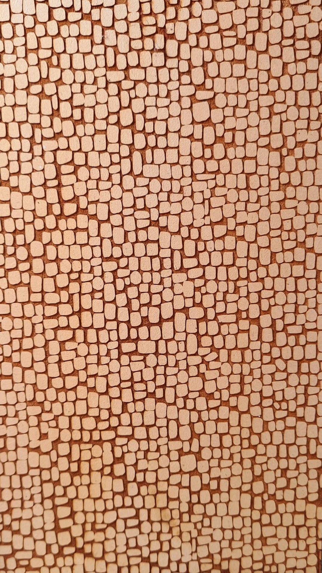 1:24 Scale Cobblestone Sheet, MDF, Wood Sheet Cobblestone for ...