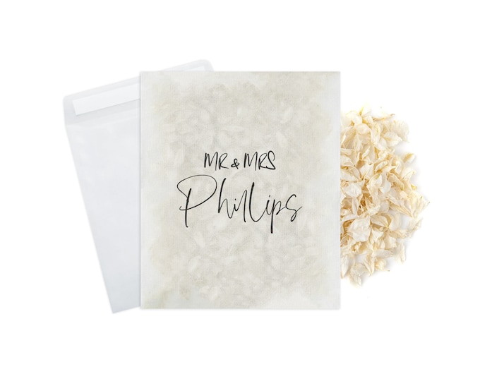 Wedding Confetti Bags 100% Biodegradable Glassine Bags Personalised ...
