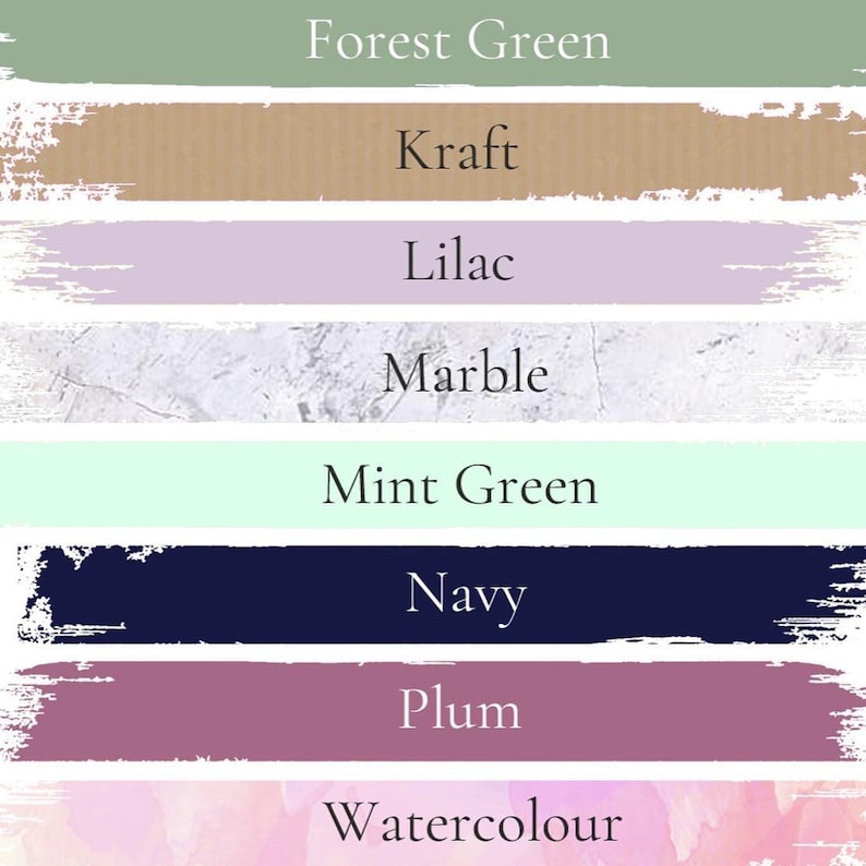 Personalised Name Sticker Clear Confetti Packet Real Flower - Etsy