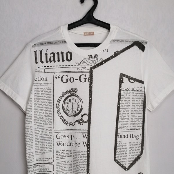 Newspaper Print Top - Etsy