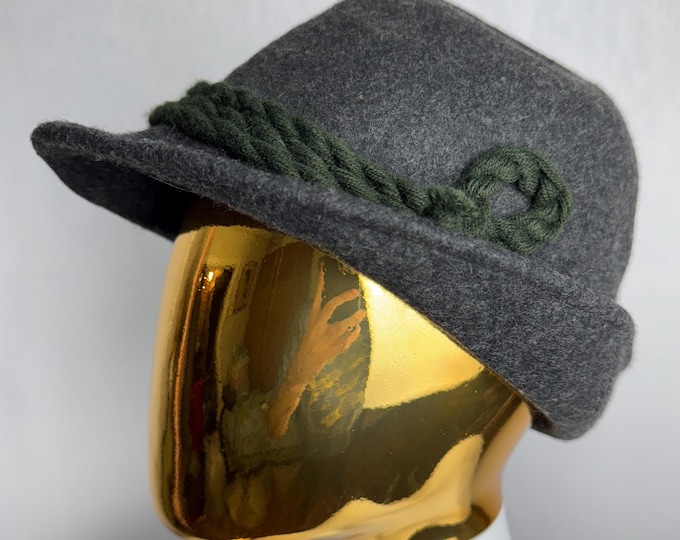 Tyrol Felt Hat, Traditional Oktoberfest Hat, Austrian Wool Fedora ...