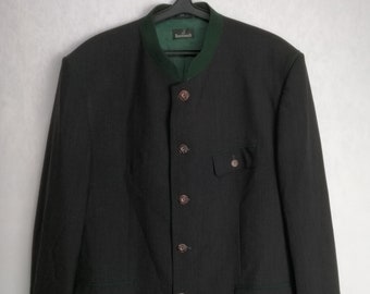 Mens Trachten Jacket, Austrian Folk Jacket, Traditional Tyrolean Blazer ...