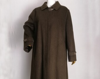 Loden Wool Coat, Womens Austrian Wool Jacket, Green Trachten Overcoat ...