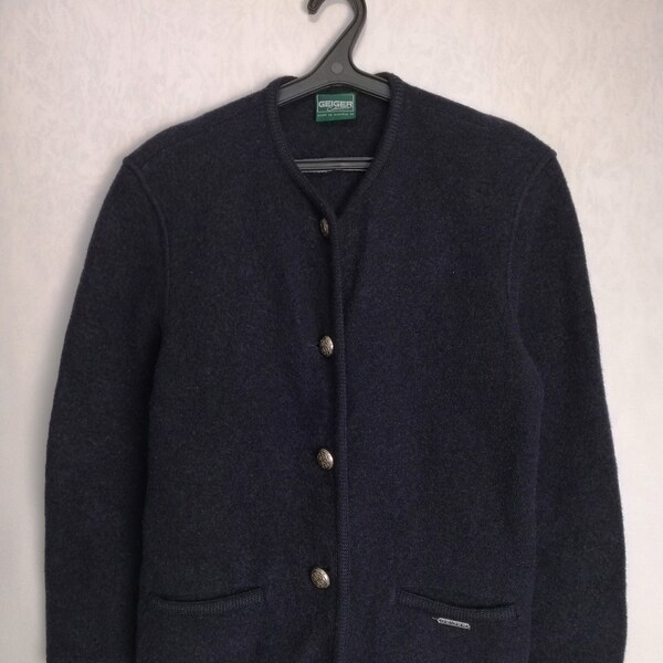 Boiled Wool Coat - Etsy