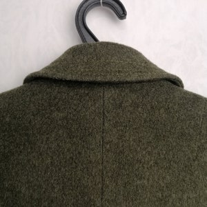 Loden Wool Coat, Womens Austrian Wool Jacket, Green Trachten Overcoat ...