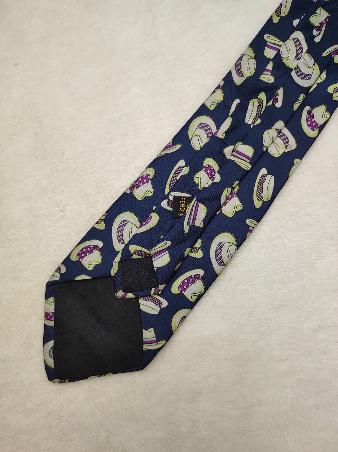 FENDI Vintage Silk Tie, Authentic Designer Necktie, Italian Luxury Neck ...
