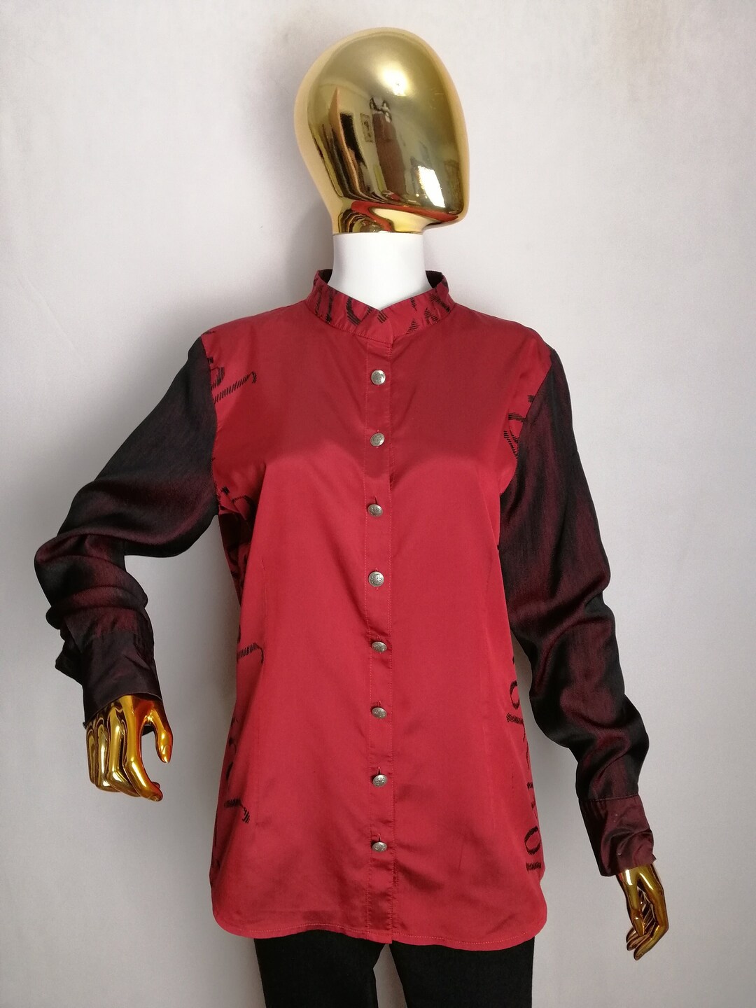 Austrian Trachten Shirt, Tyrol Dirndl Blouse, Traditional Folk Shirt ...