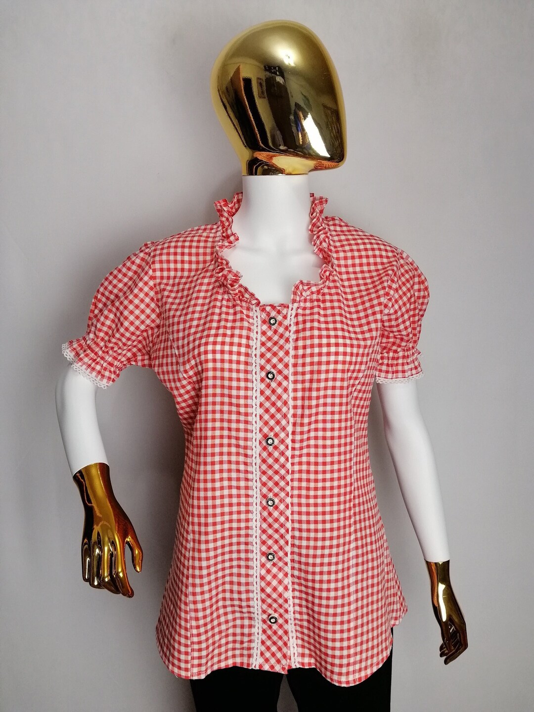 Austrian Dirndl Blouse, Traditional Trachten Blouse, Womens Oktoberfest ...