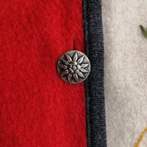 Austrian Boiled Wool Vest, 80s Trachten Dirndl Vest, Oktoberfest ...